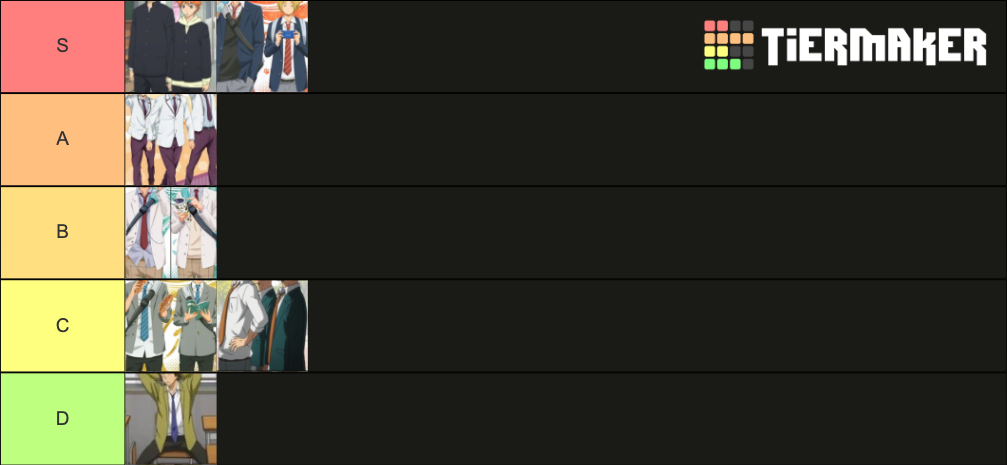 haikyuu school uniform Tier List (Community Rankings) - TierMaker