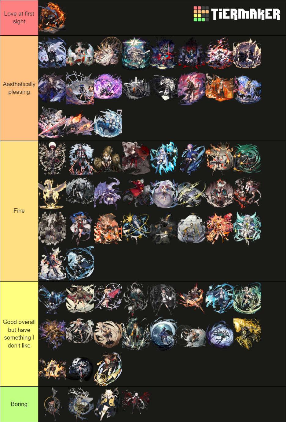 Arknights e2 Art Tierlist Tier List (Community Rankings) - TierMaker