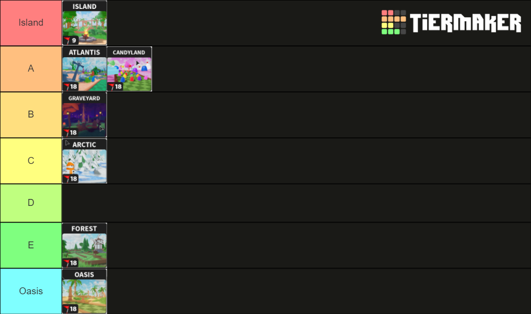 Super golf maps Tier List (Community Rankings) - TierMaker