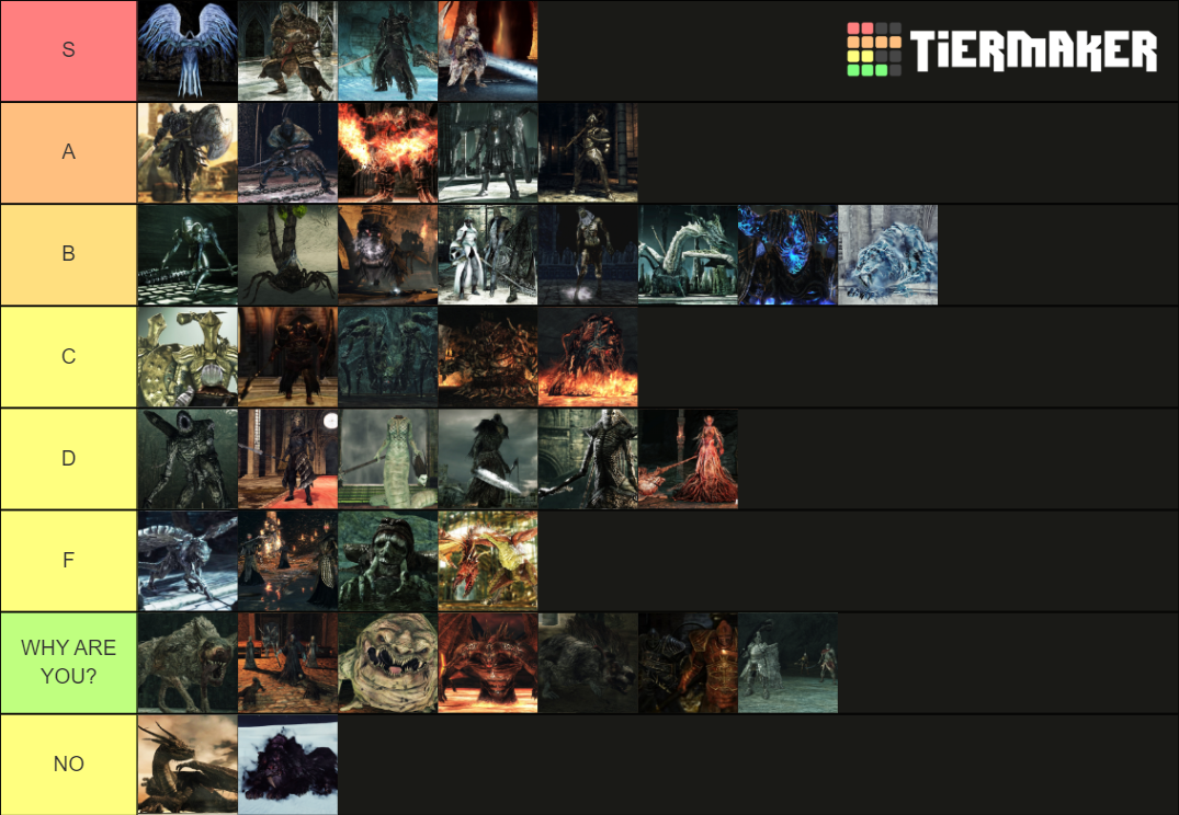Dark Souls 2 Bosses Tier List (Community Rankings) - TierMaker