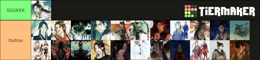 tian guan ci fu (tgcf) characters ranking Tier List (Community Rankings ...