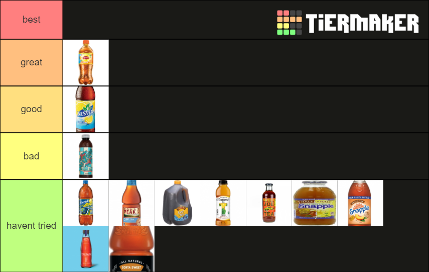 Iced Tea Tier List Community Rankings TierMaker iced-tea-tier-list-community-rankings-tiermaker