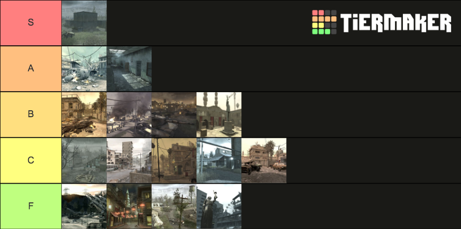 Maps modern warfare 1 Tier List (Community Rankings) - TierMaker