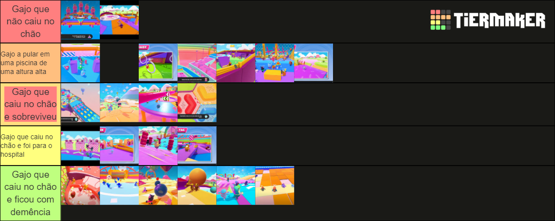 Fall Guys Maps/Levels Tier List (Community Rankings) - TierMaker