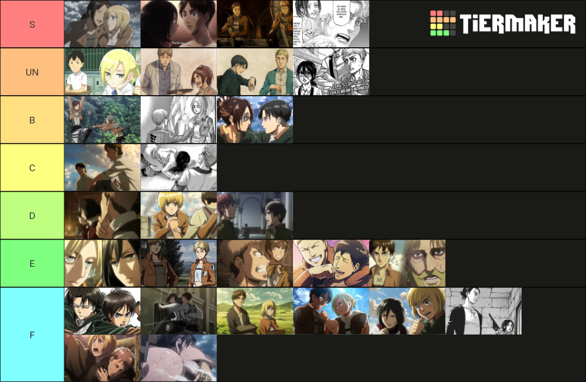 Attack on Titan Ship Tier List (Community Rankings) - TierMaker