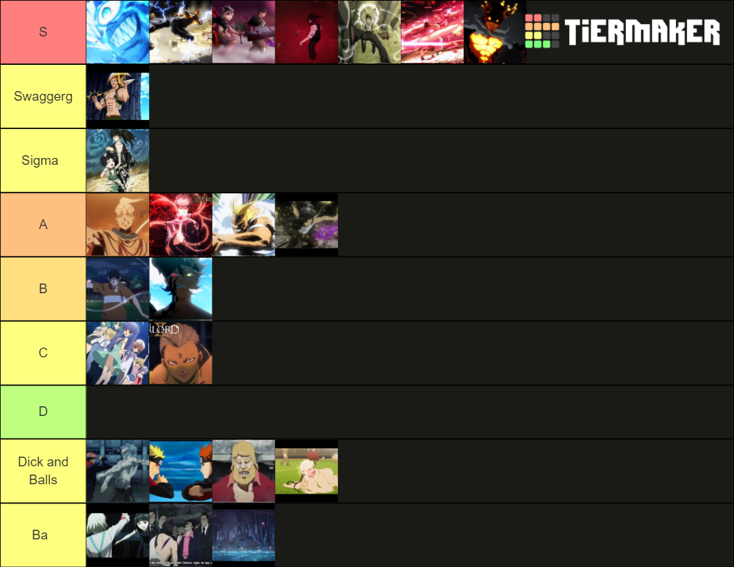 Anime fights Ranked.2 Tier List (Community Rankings) - TierMaker