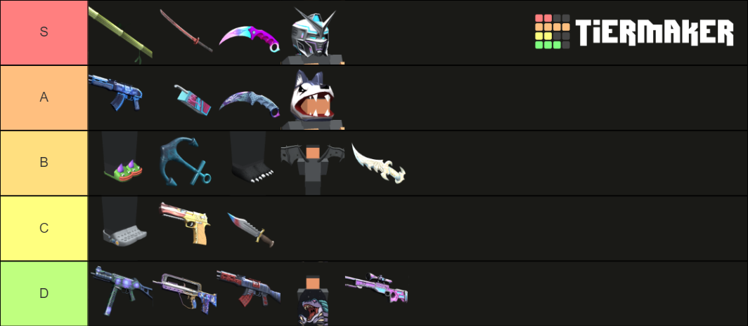 krunker drops 06/03/2021 Tier List (Community Rankings) - TierMaker