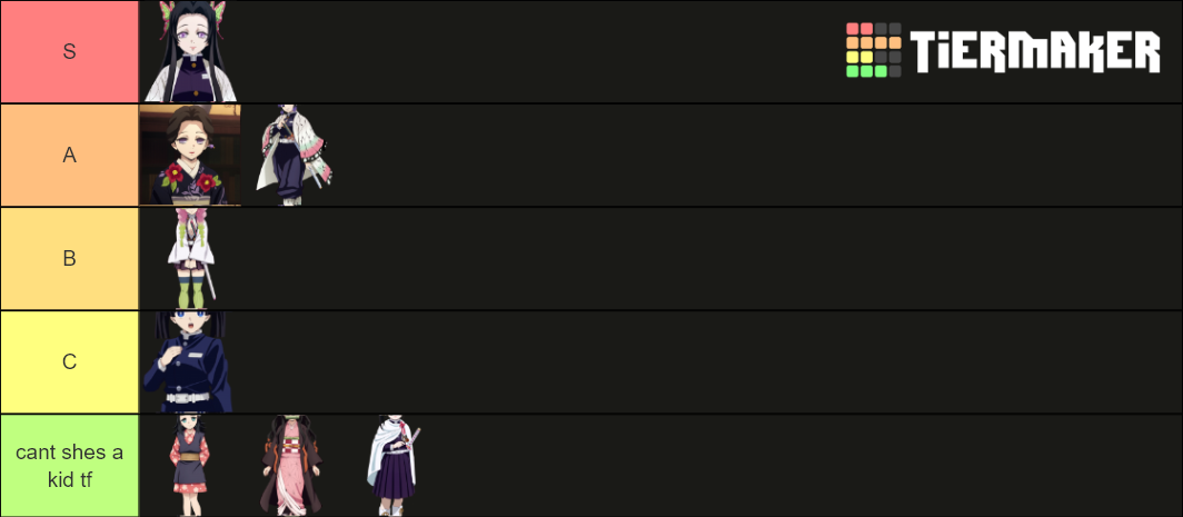 Demon Slayer Waifu List Tier List (Community Rankings) - TierMaker