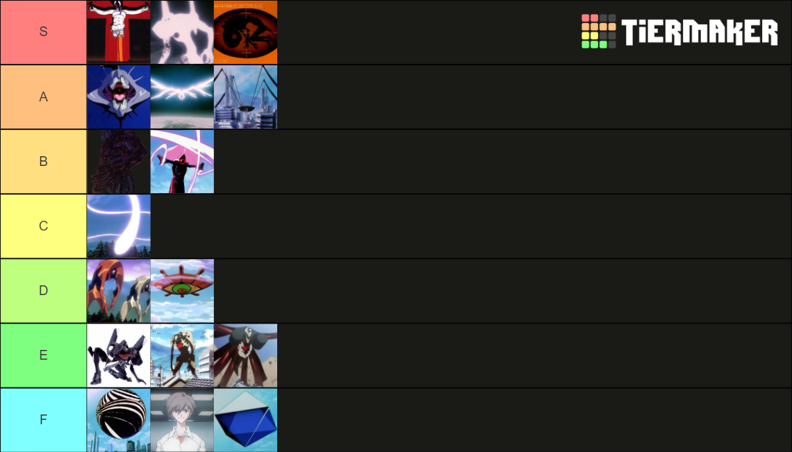 Evangelion Angels Tier List (Community Rankings) - TierMaker