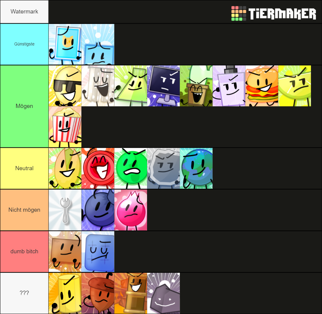 Generic Object Battle Characters Tier List (Community Rankings) - TierMaker