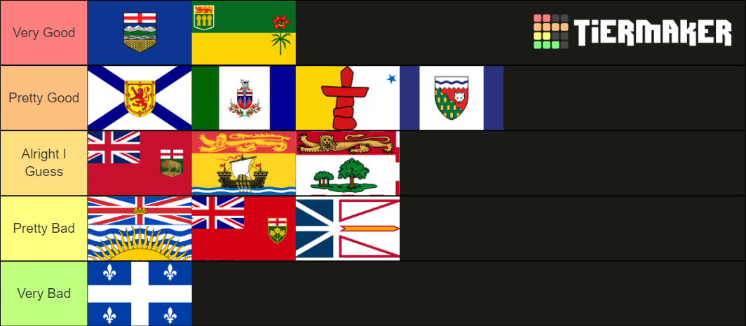 Canadian Provinces and Territories Tier List (Community Rankings ...