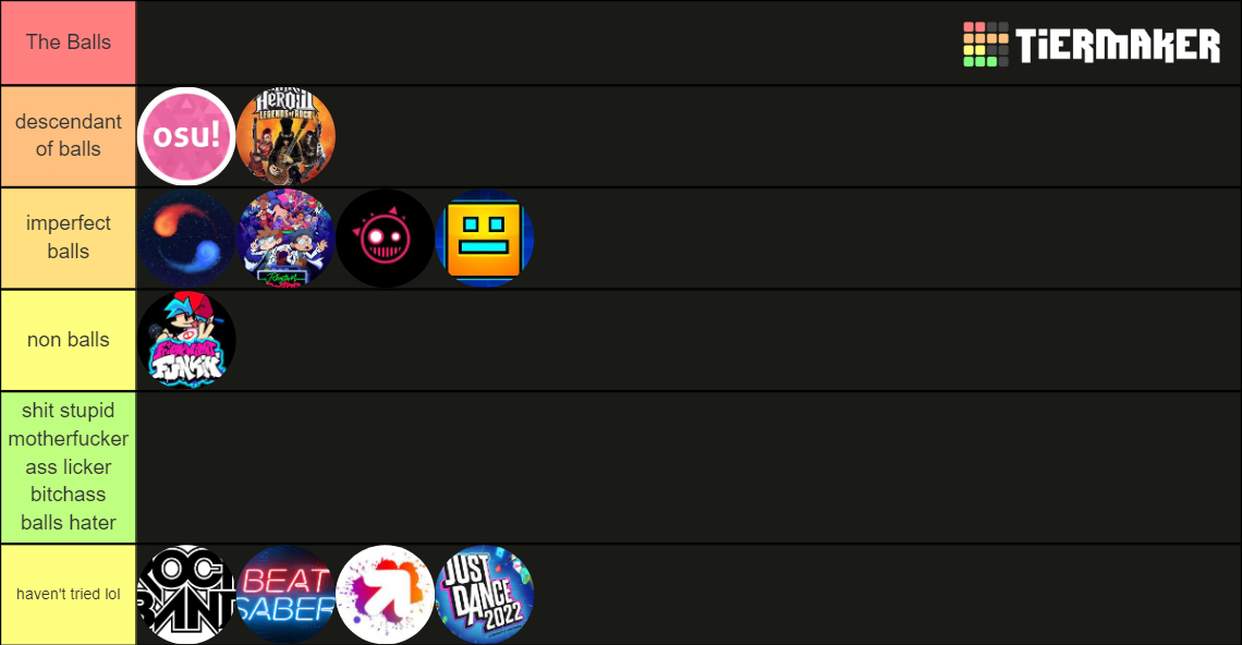 Recent PC Gaming Tier Lists - TierMaker
