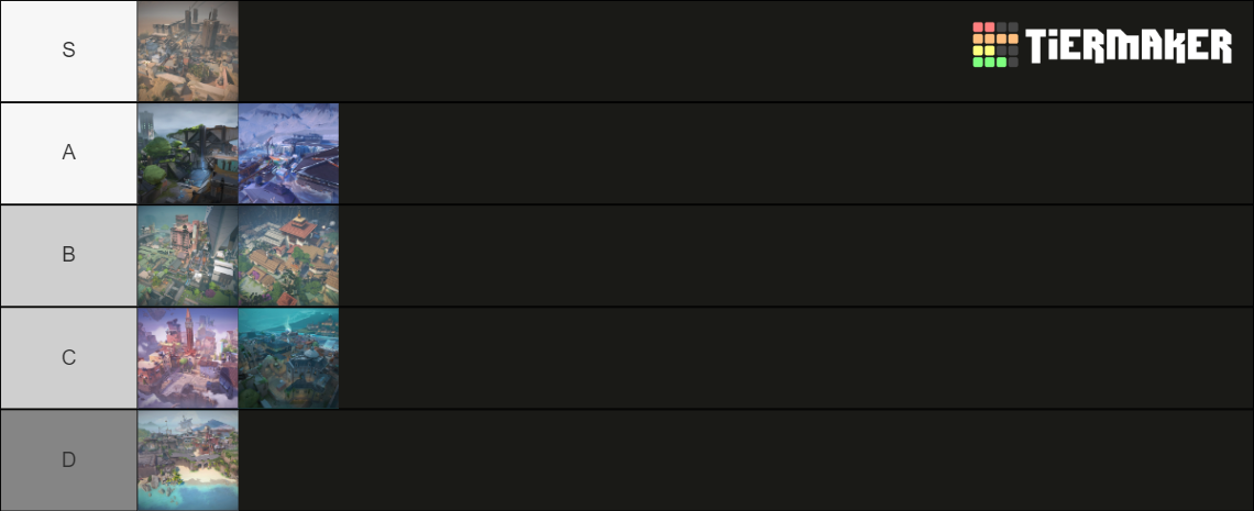 Valorant Maps (Upto Pearl) Tier List (Community Rankings) - TierMaker
