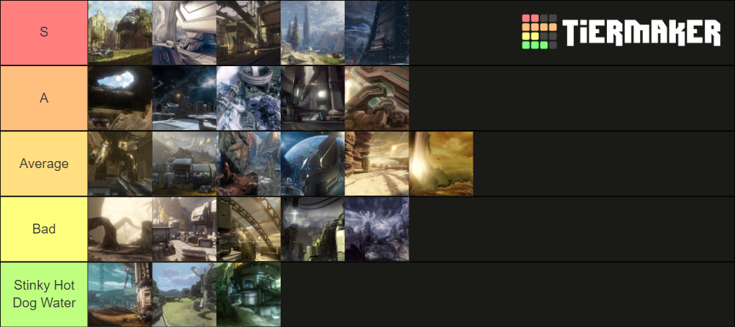 Halo 4 Maps Tier List (Community Rankings) - TierMaker