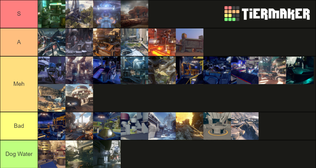 Halo 5 Maps Tier List (Community Rankings) - TierMaker