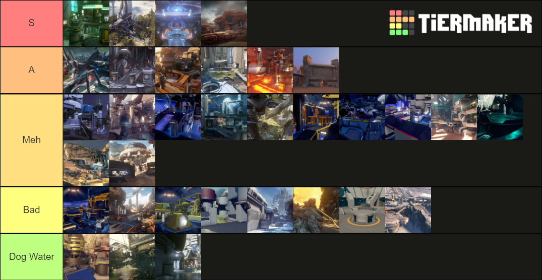 Halo 5 Maps Tier List (Community Rankings) - TierMaker