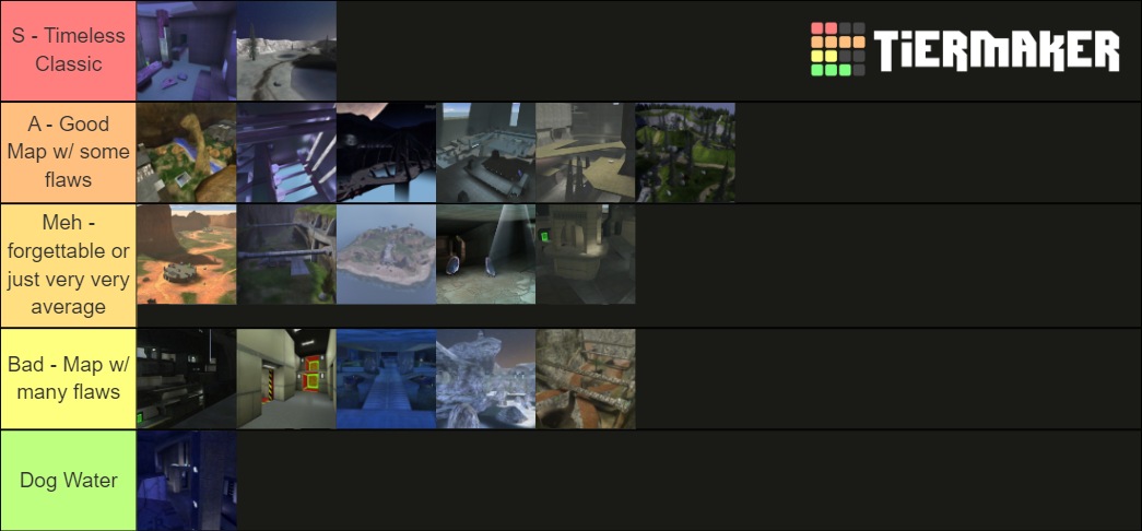 Halo CE Maps Tier List (Community Rankings) - TierMaker