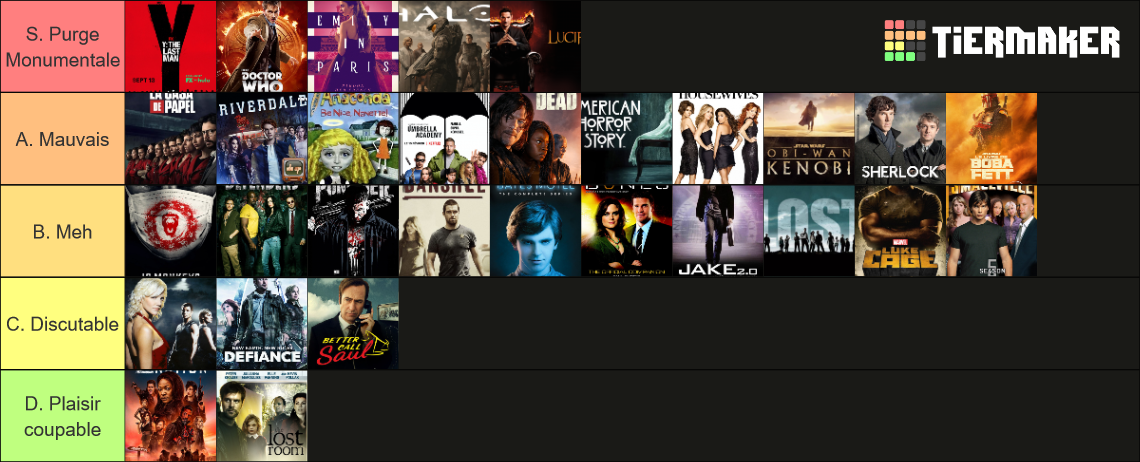 WORST TV SHOW Tier List (Community Rankings) - TierMaker