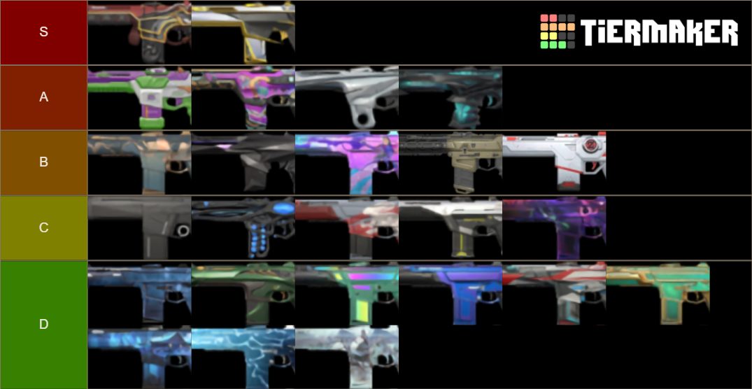All Phantom Skins (Updated September 2021 - Spectrum Zedd) Tier List ...