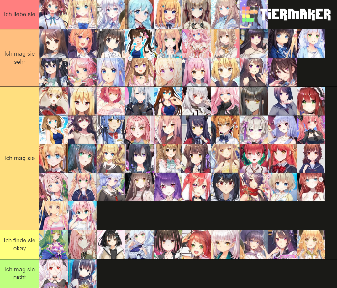 Genius Girlfriend Waifus Tier List (Community Rankings) - TierMaker