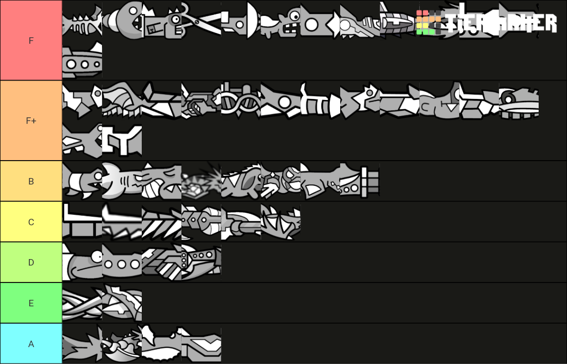 Geometry Dash ships Tier List (Community Rankings) - TierMaker