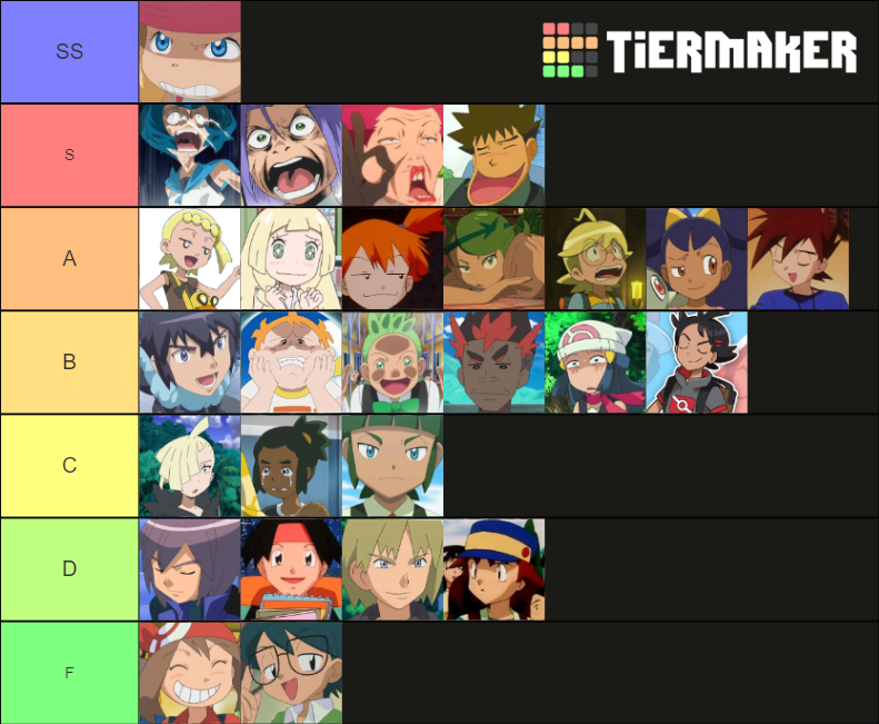 Ash's Companions and Rivals Tier List (Community Rankings) - TierMaker