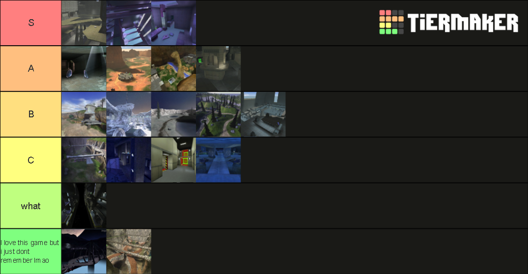Halo: Combat Evolved maps Tier List (Community Rankings) - TierMaker