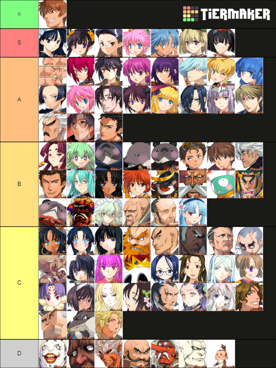 Sengoku Rance Characters Tier List (Community Rankings) - TierMaker