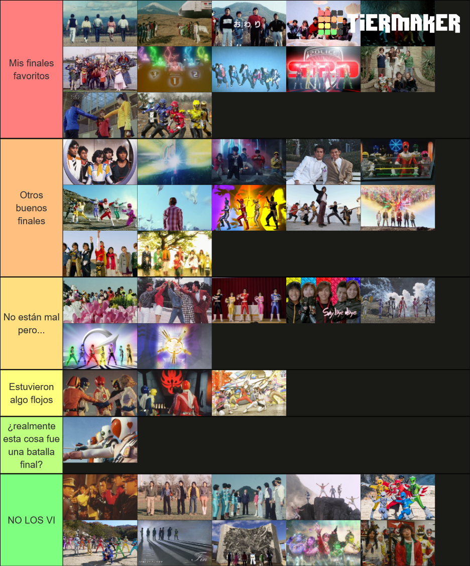 Every Super Sentai Finale Tier List (Community Rankings) - TierMaker