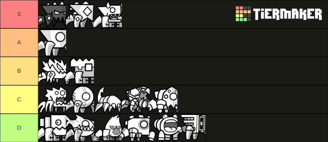 gd spider Tier List (Community Rankings) - TierMaker