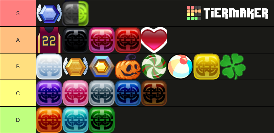 Brawlhalla colors Tier List (Community Rankings) - TierMaker