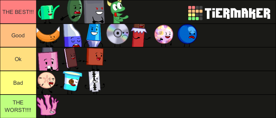 Object explosion Tier List (Community Rankings) - TierMaker