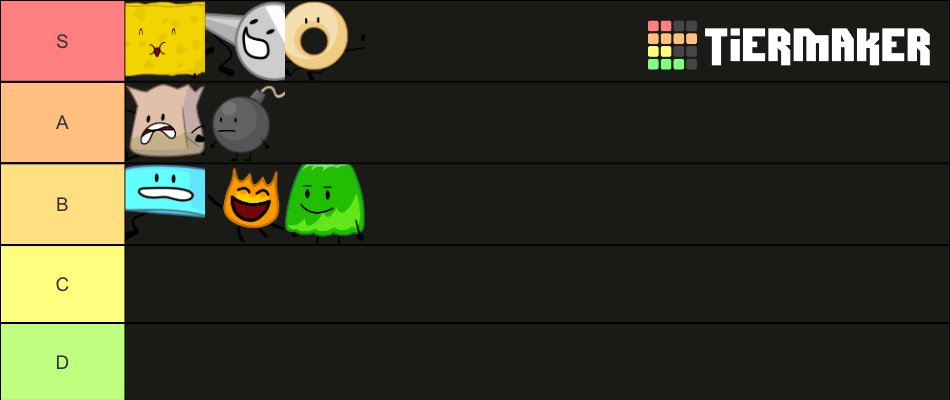 BFB (Team Ice Cube) Tier List (Community Rankings) - TierMaker