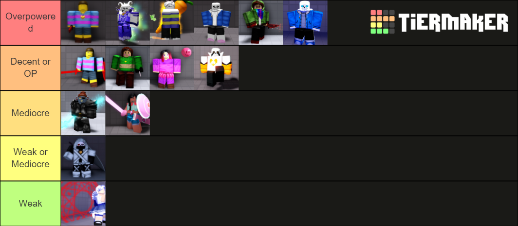 Soulshatters Tier List (Community Rankings) - TierMaker