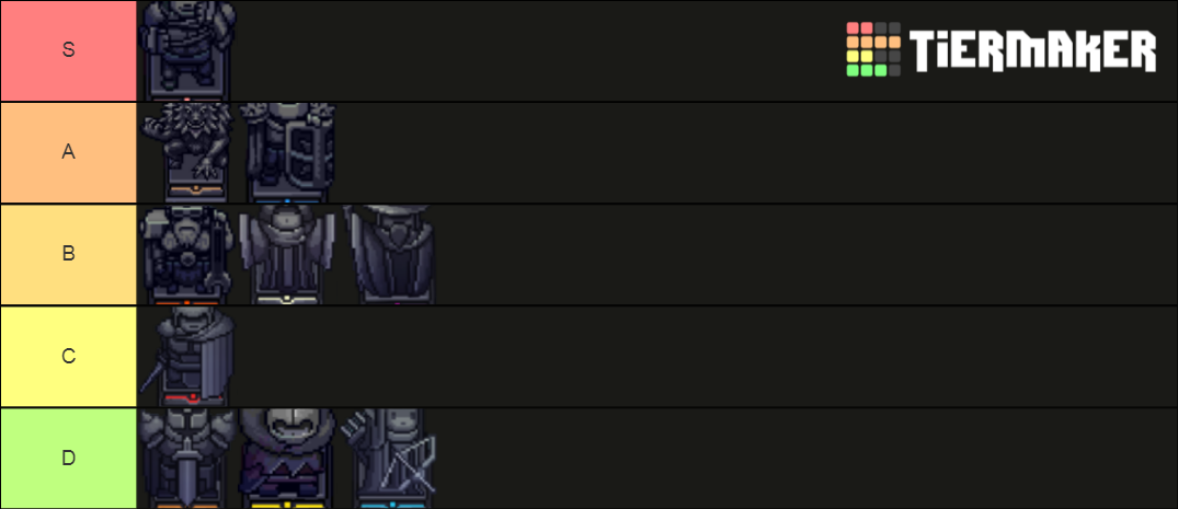 Soul Knight Statues Tier List (Community Rankings) - TierMaker