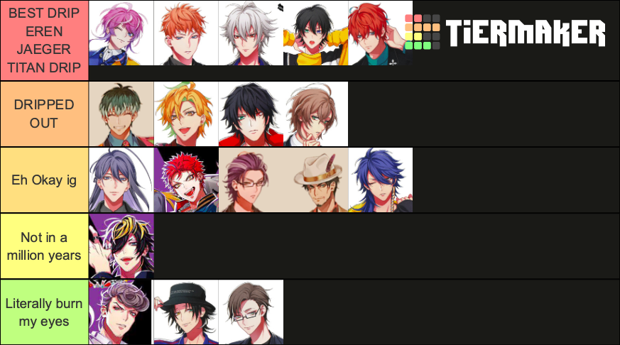 Hypmic Drip Tier List (Community Rankings) - TierMaker