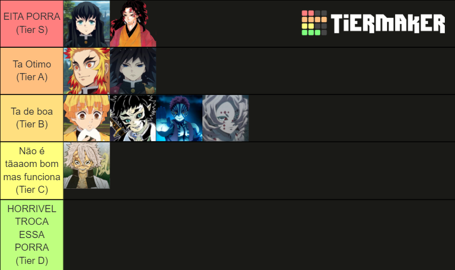 Do Demon Fall Tier List (Community Rankings) - TierMaker