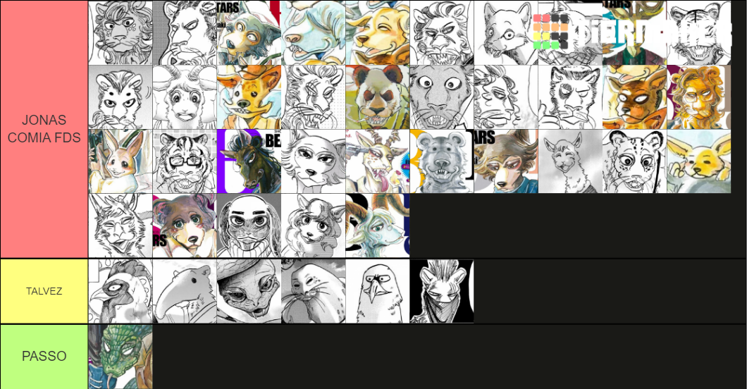 BEASTARS TIER LIST Tier List (Community Rankings) - TierMaker
