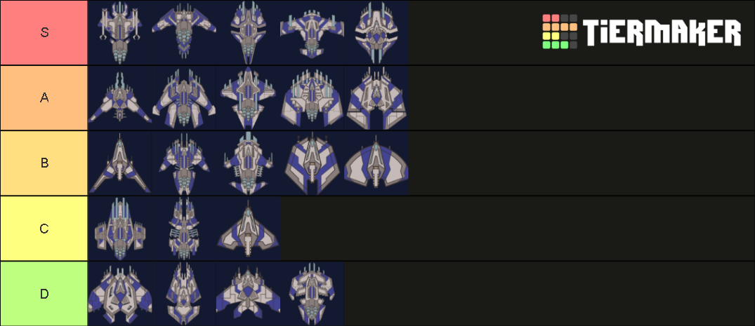 Warin.space Ships Tier List (Community Rankings) - TierMaker