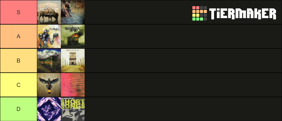 Silverstein Album Tier List (Community Rankings) - TierMaker