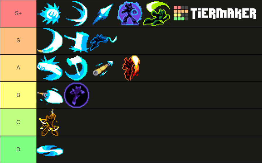 30XX Ace Weapons and Techniques Tier List (Community Rankings) - TierMaker