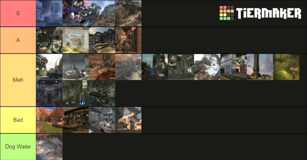 Halo 2 Maps Tier List Community Rankings TierMaker Halo 2 Maps Tier List Community Rankings TierMaker