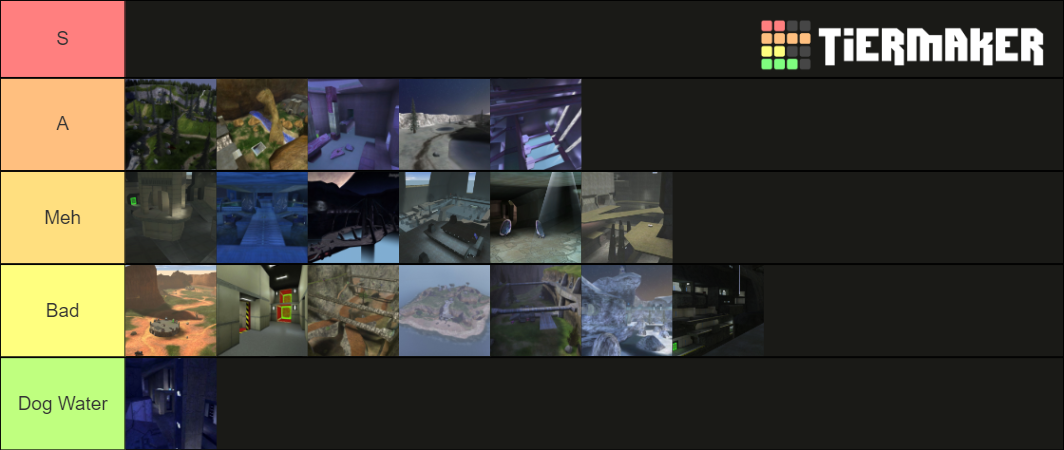 Halo CE Maps Tier List (Community Rankings) - TierMaker