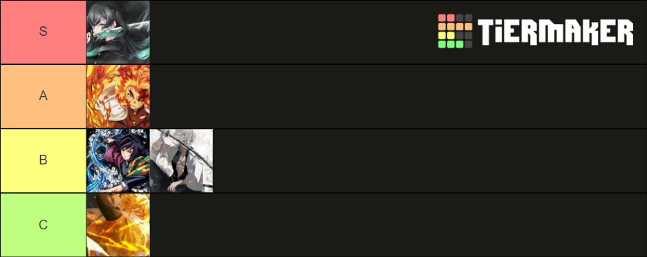 Demon Fall Breathings PVE Tier List (Community Rankings) - TierMaker