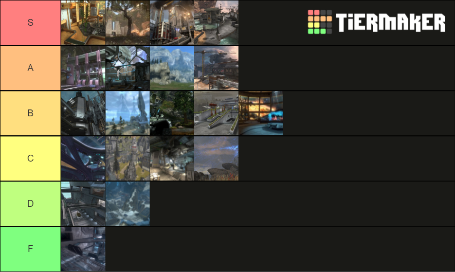 (FPS) All Halo Multiplayer Maps Tier List (Community Rankings) - TierMaker