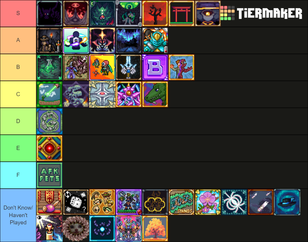 Better Terraria Mods List Tier List (Community Rankings) - TierMaker