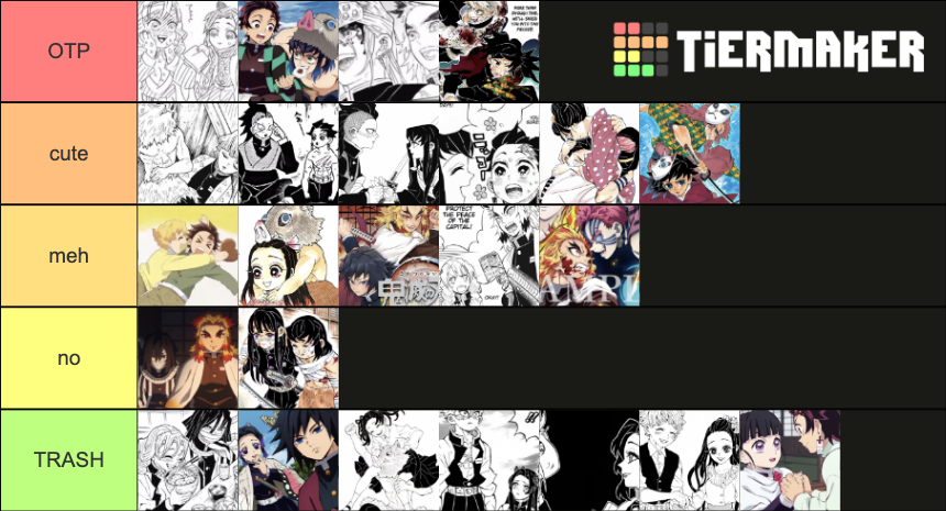 kny ships Tier List (Community Rankings) - TierMaker
