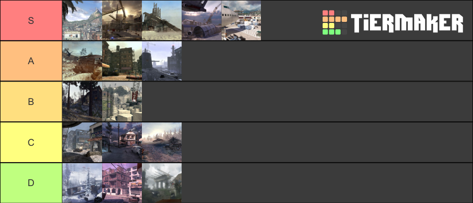 Modern Warfare 2 Maps Tier List (Community Rankings) - TierMaker