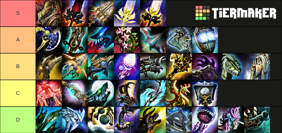 Guild Wars 2 Legendary Weapons (incl. Underwaters) Tier List (Community ...