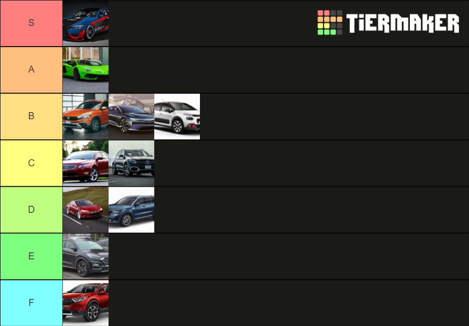 Car Companies Tier List (Community Rankings) - TierMaker